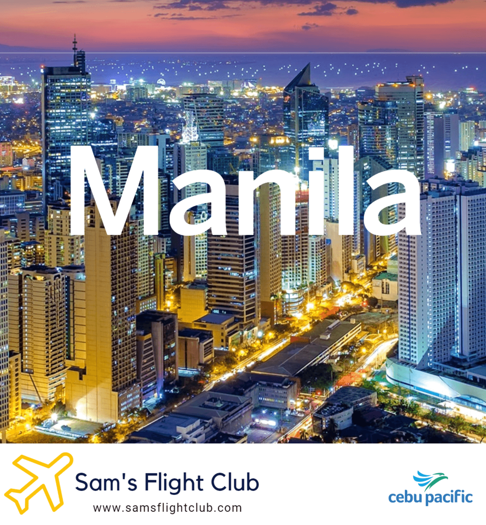 SYD/MEL to Manila From $119- Cebu Pacific – Sam's Flight Club